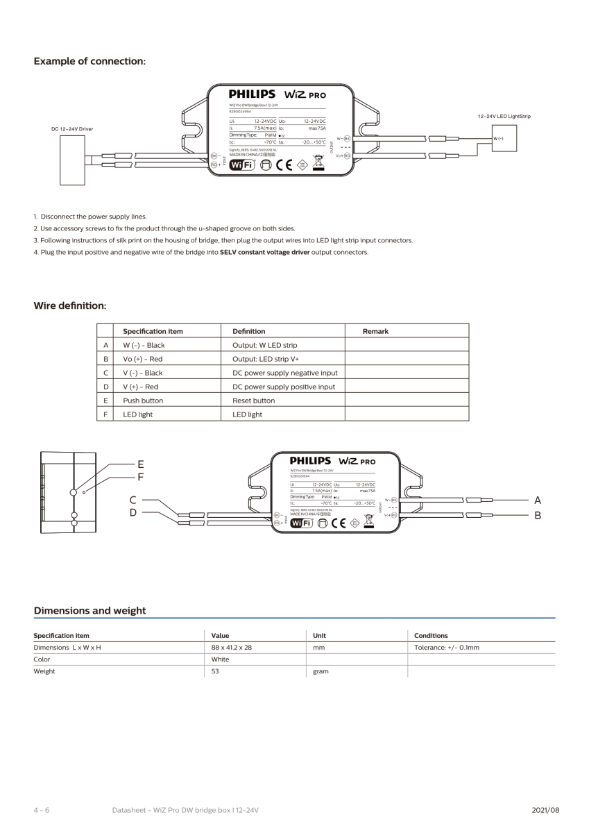 WiZ Pro DW Bridge Box I 12-24V